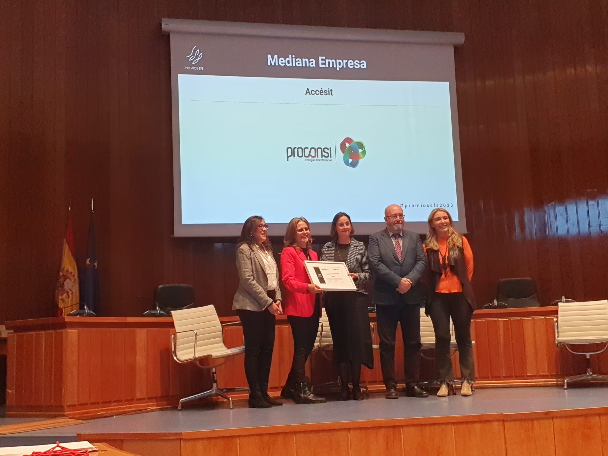PREMIOS EMPRESA SFS 2023 - Proconsi Mención de Honor en la categoría ...